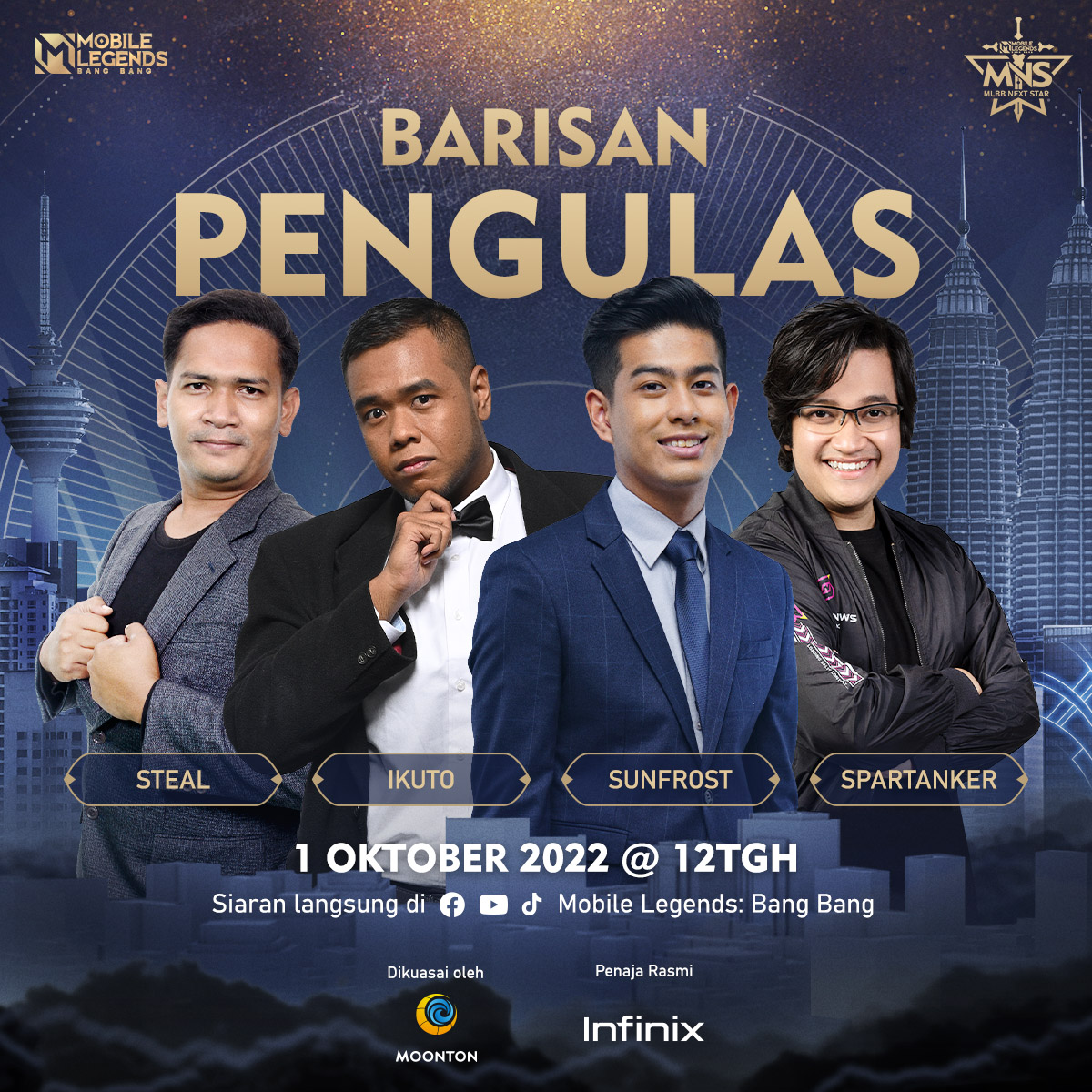 Adakah Anda Bintang Seterusnya? MLBB Next Star ‣ Arked MY