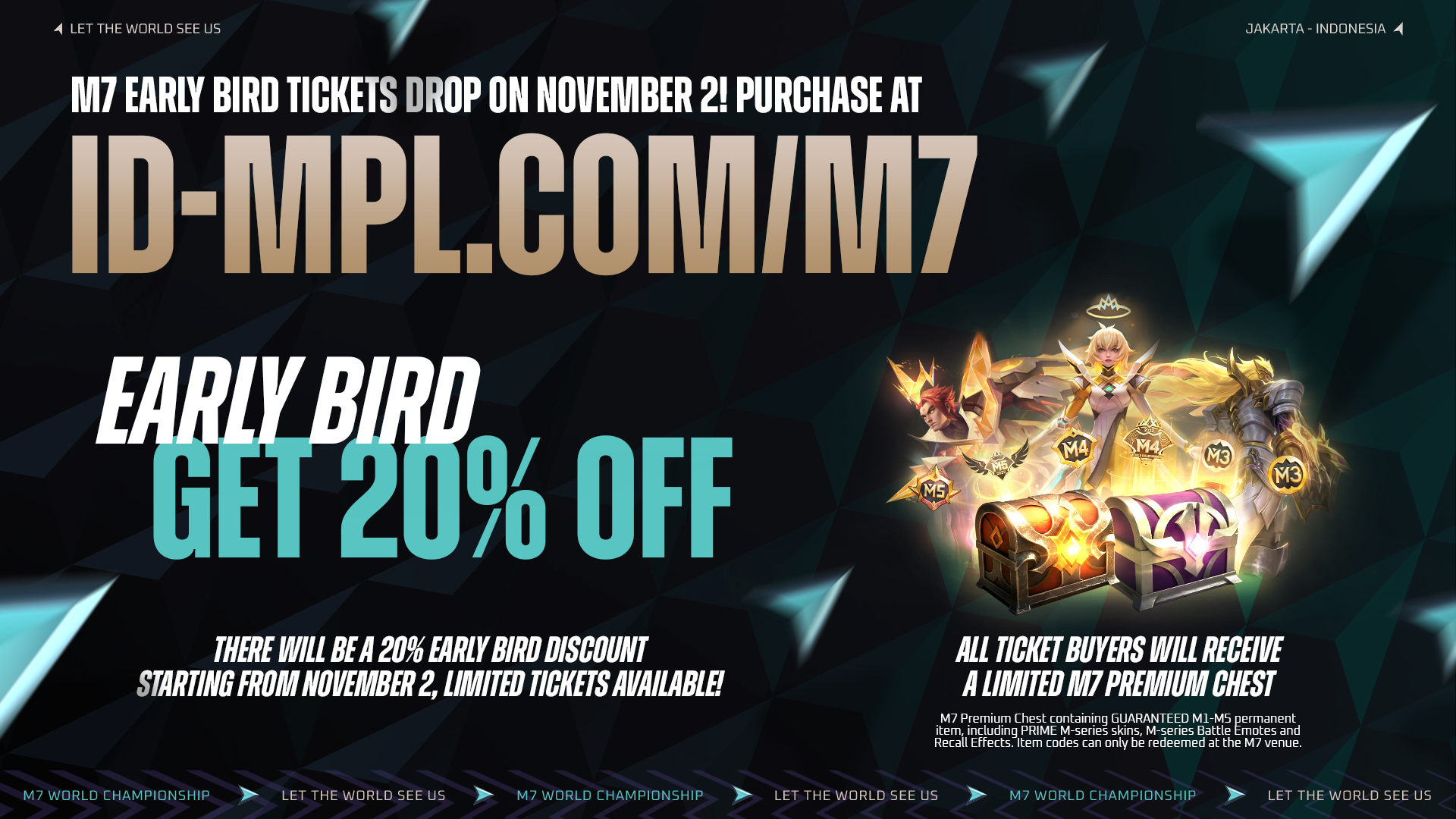 M7 Mobile Legends Kembali ke Jakarta: Jadual, Format, Harga Tiket ...